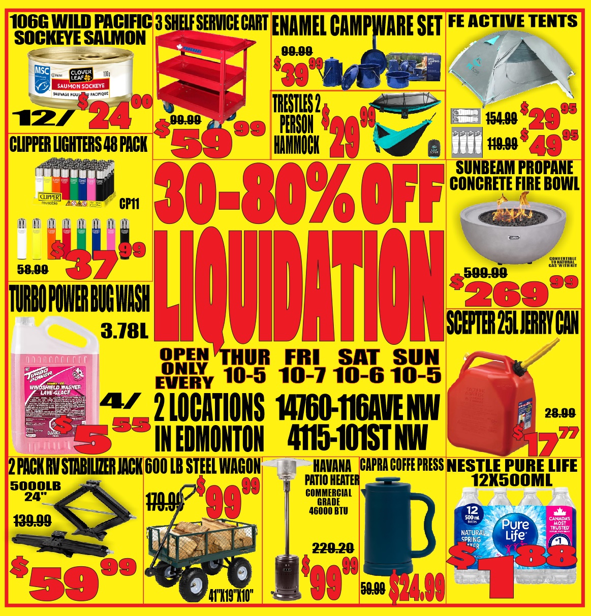 In Store Flyer - Wholesale Liquidators