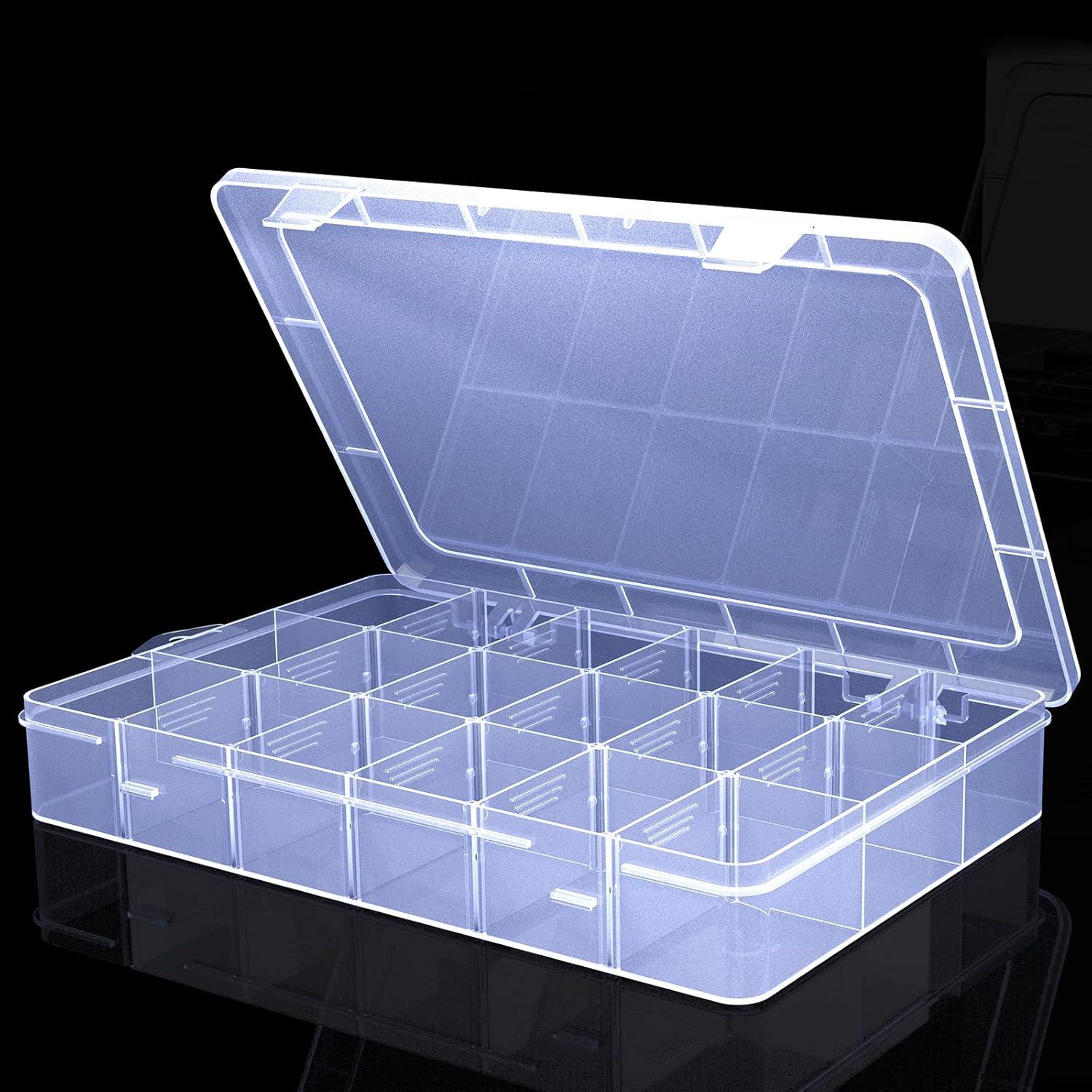 Prograde Large Clear Organizer Box